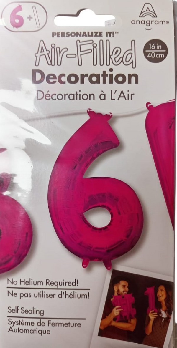 GLOBOS MINI SHAPE NO 6 FUCSIA – Party Fiesta RD