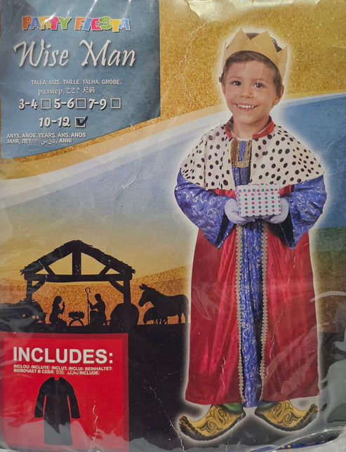 DISFRAZ REY MAGO ROJO (10-12 A – Party Fiesta RD